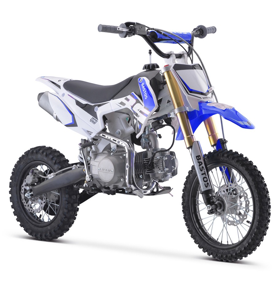 Pit Bike 125cc semi-automatique BASTOS BS 125 SA BLEU - édition 2023 - BASTOS BIKE